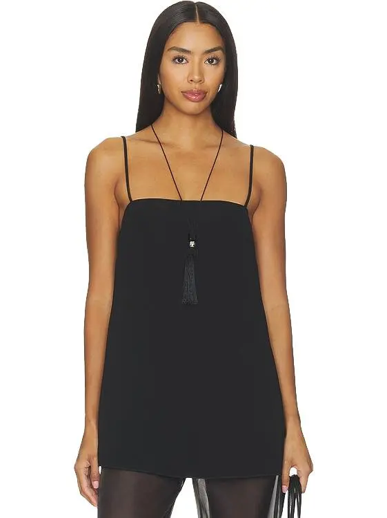 SOLAQUA Camilla Top In Black - Noir