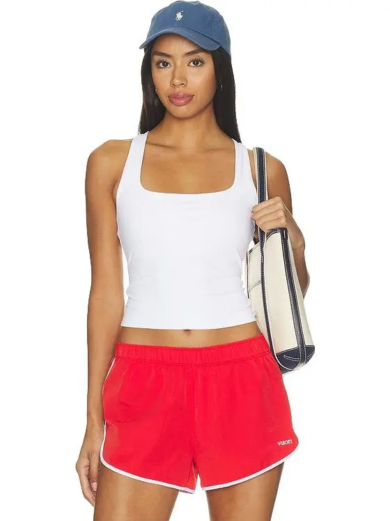 Vuori Alltheform Logo Tank Top - White