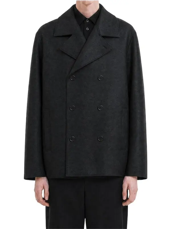 Harris Wharf London Long Sleeve Casual Jacket - Black