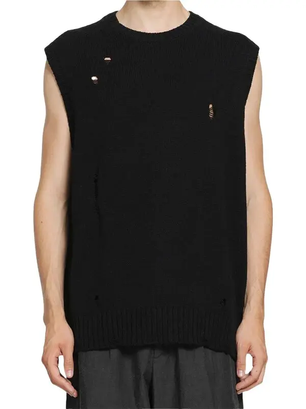 Undercover Knitted Vest - Black