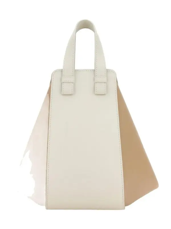 Loewe Embossed Logo Shoulder Bag - White