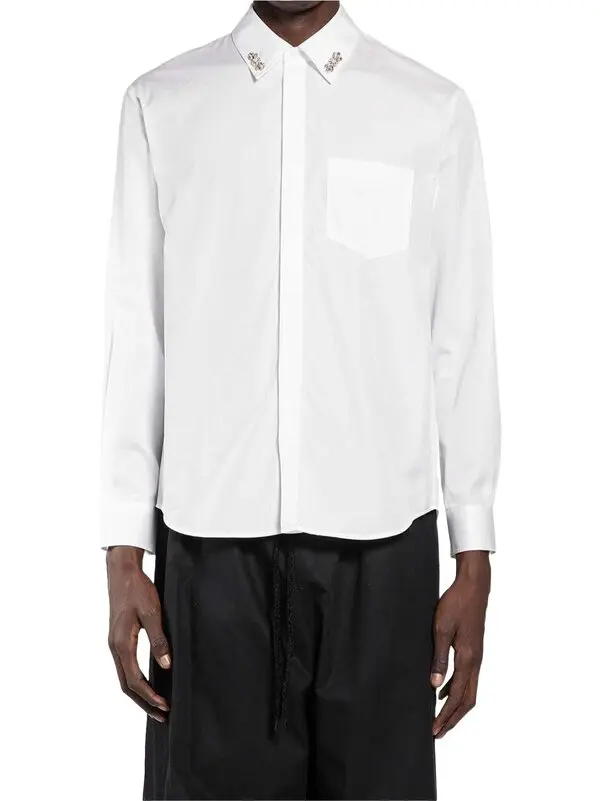 Simone Rocha Long-sleeved Shirt - White