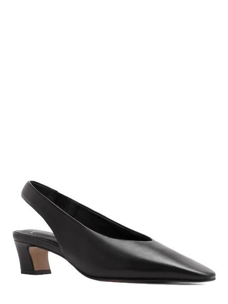 FRANKIE4 Noa Leather Slingback Pumps - Black