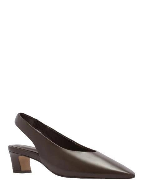 FRANKIE4 Noa Leather Slingback Pumps - Chocolate