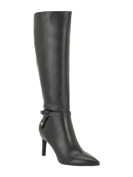 Tommy Hilfiger Jolay Knee-high Pointed Toe Stiletto Boots - Black