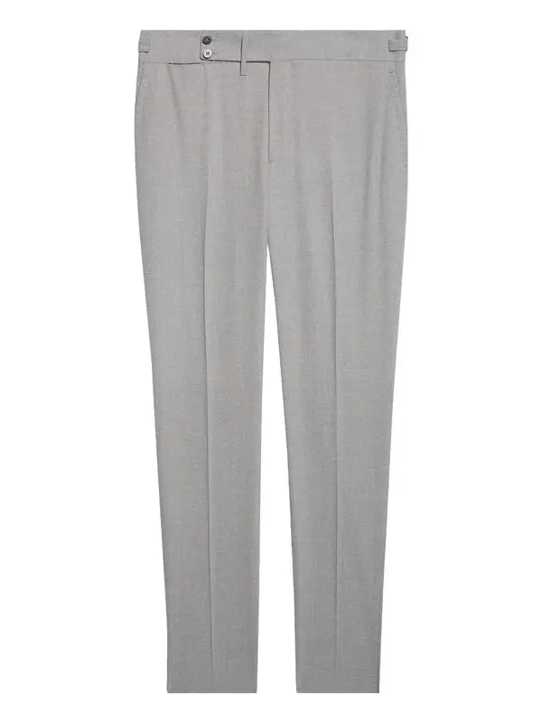 Isaia Casalnuovo Wool Trousers - Grey