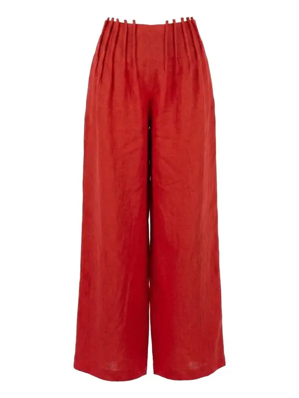 TAARACH & AMPERSAND Axis Trousers - Red