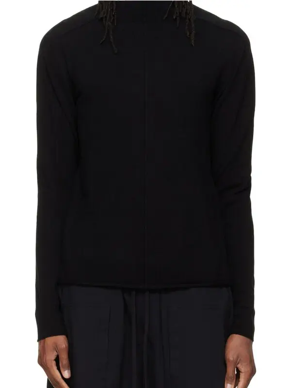 THOM KROM Long-sleeved Sweater - Black