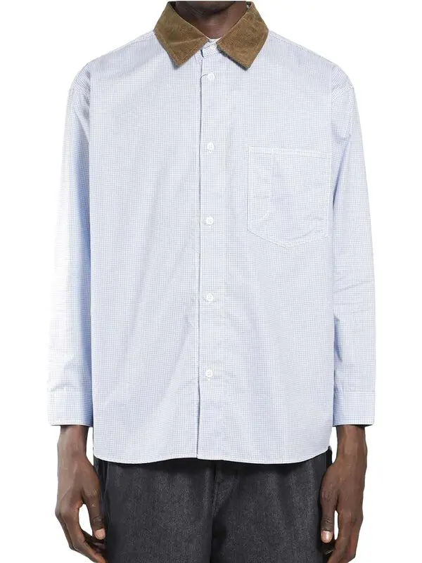 Comme Des Garçons Plaid Shirt - White