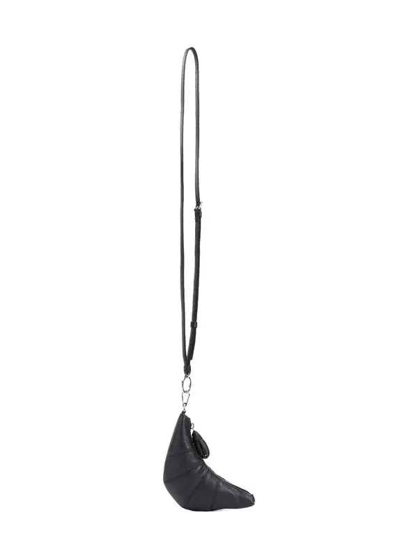 LEMAIRE Croissant Coin Purse - Black
