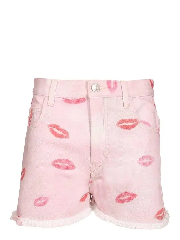 Isabel Marant Étoile The Kiss" Denim Shorts - Multicolor