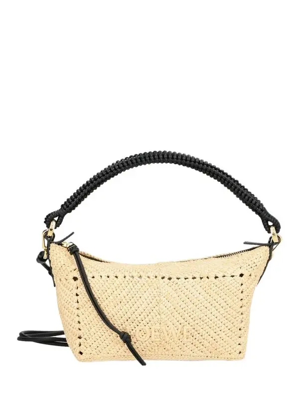 Loewe Cala Mini Raffia Bag - Cream