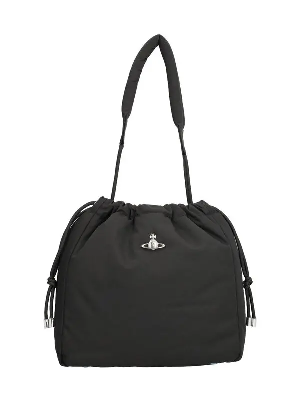 VIVIENNE WESTWOOD Hilary Bucket Bag - Black