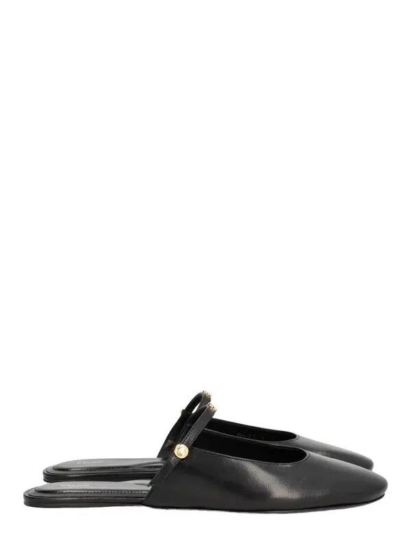 Celine Macaron Ballerina Flat - Black