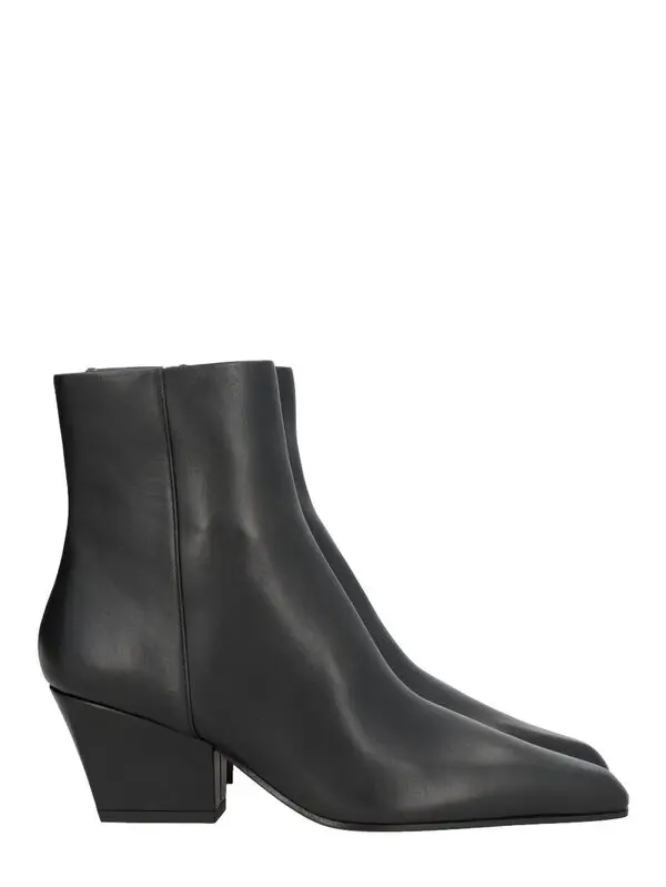 Paris Texas Jane Leather Ankle Boot - Black