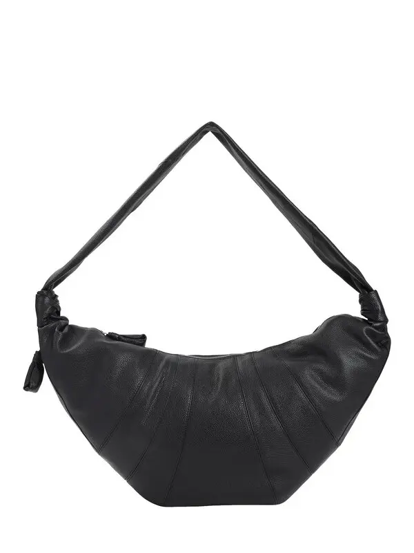 LEMAIRE Croissant Large Handbag - Black