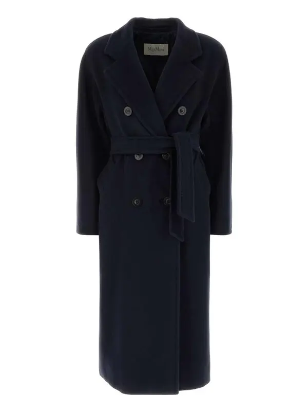 Max Mara Wool Blend Coat - Blue