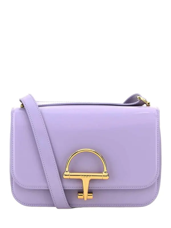 Gucci Lilac Leather Small Siena Shoulder Bag - Purple
