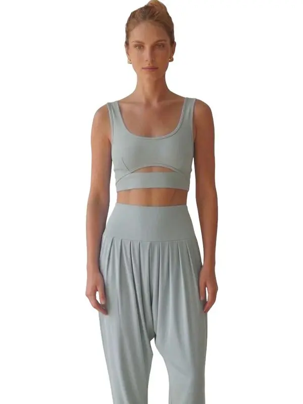TRISKEL Cloud Harem Yoga Pant - Blue Ice