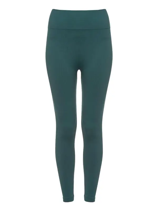 HEART AND SOUL Deep Infinity High-waisted Activewear Leggings - Green