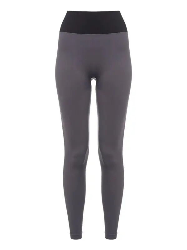 HEART AND SOUL Grey / Black Graphite/black Brb High-waisted Activewear Leggings - Grey/black