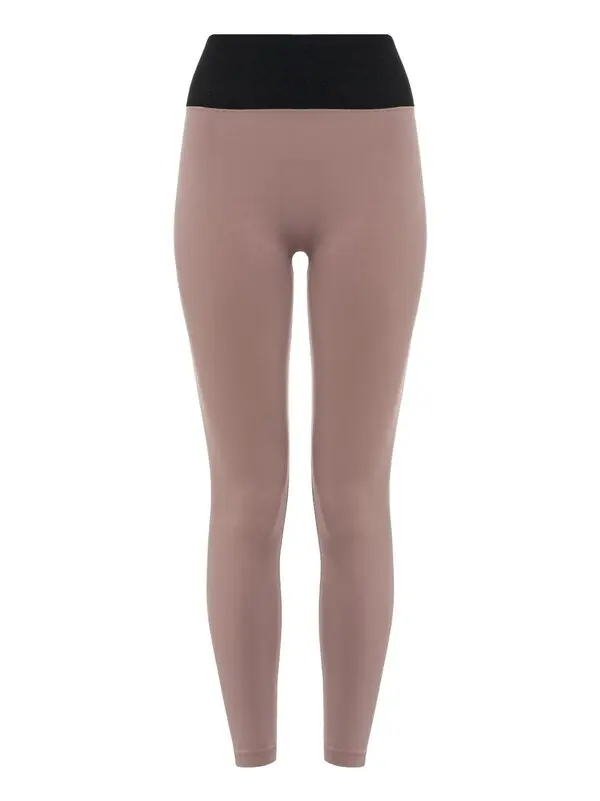 HEART AND SOUL Neutrals / Dove Grey/ Brb High-waisted Activewear Leggings - Black
