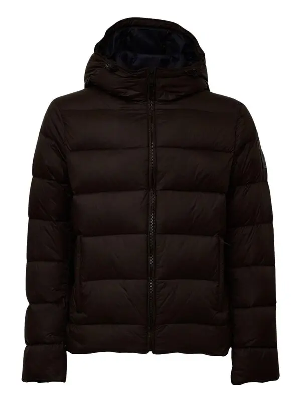 FAY Quilted Down Jacket - Brown