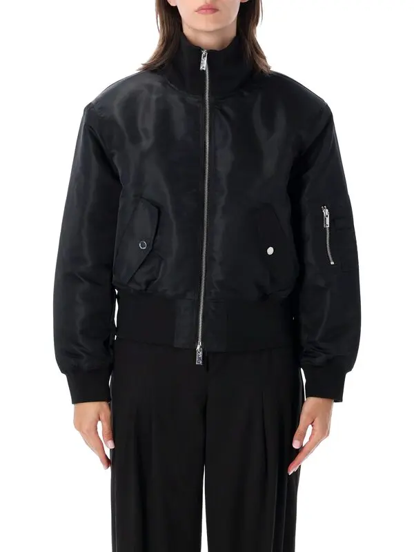 THE FRANKIE SHOP Padded Bomber Jacket - Nero