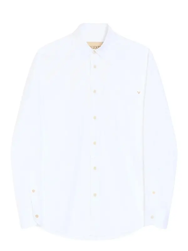 Valentino Garavani S 100% Cotton Shirt - White