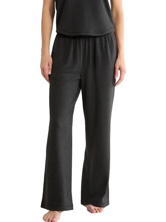 Honeydew Intimates Forever Luxe Wide Leg Lounge Pants - Charcoal