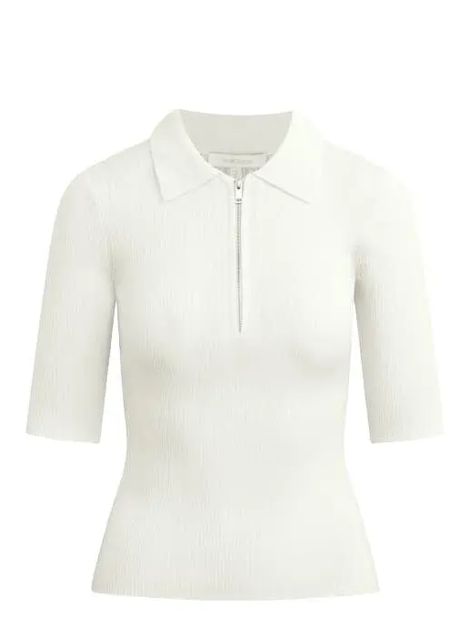 FAVORITE DAUGHTER The Downtown Polo - Ivory