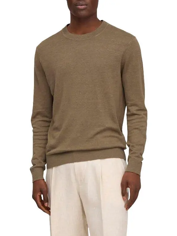 Nn07 Ted Linen Crewneck Sweater - Capers