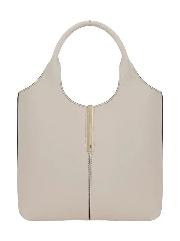 TOD'S Neutrals Tote Bags - Cream