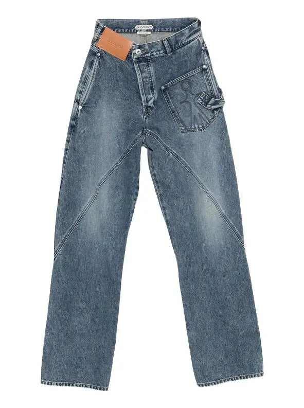JW Anderson Straight-leg Carpenter Jeans - Blue