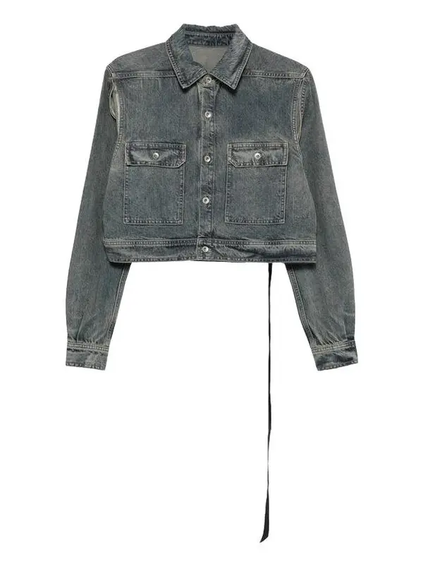 Rick Owens Denim Jacket - Multicolor