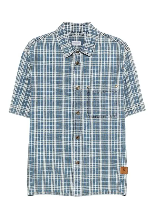 Burberry Shirts - Blue