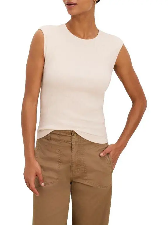 NIC+ZOE Perfect Ribbed Tank - Coconut