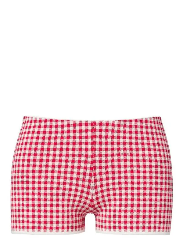 Posse Micah Gingham Shorts - Red