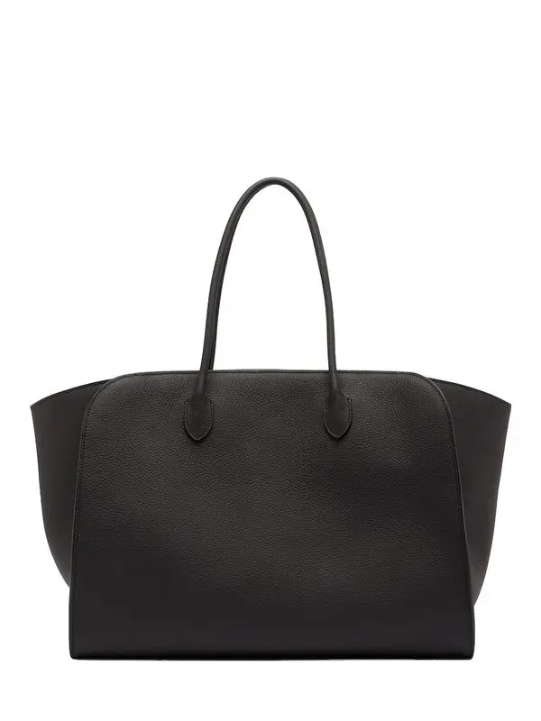 THE ROW Marlo 17 Leather Tote Bag - Brown