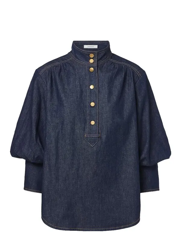 Zimmermann Denim Blouse - Blue
