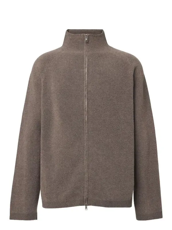 Our Legacy Line Wool Zip-up Cardigan - Grey