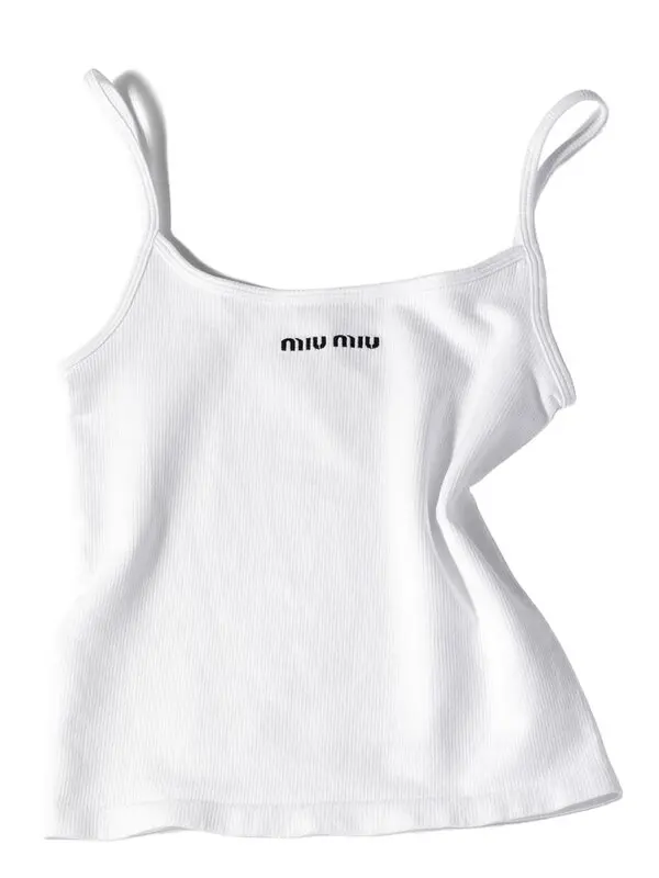 Miu Miu Seamless Top - White