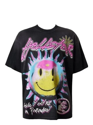 HELLSTAR Sun Smile T-shirt - Black