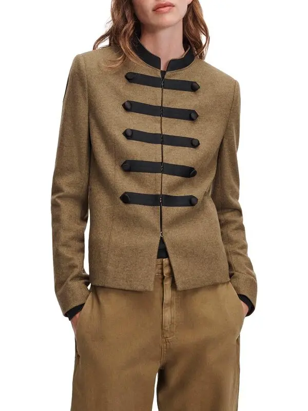 Rag & Bone Mercer Regalia Wool Blazer - Army