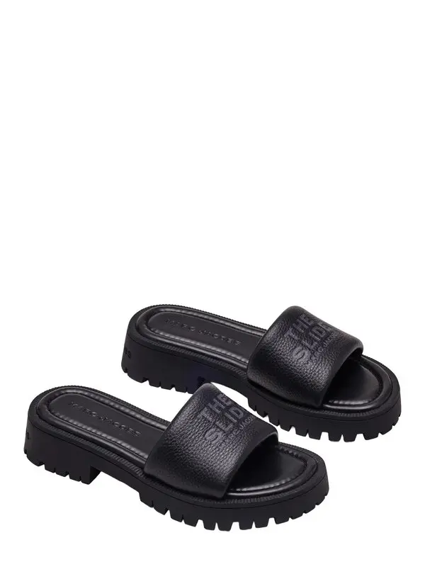 Marc Jacobs The Lug Sole Slide - Black