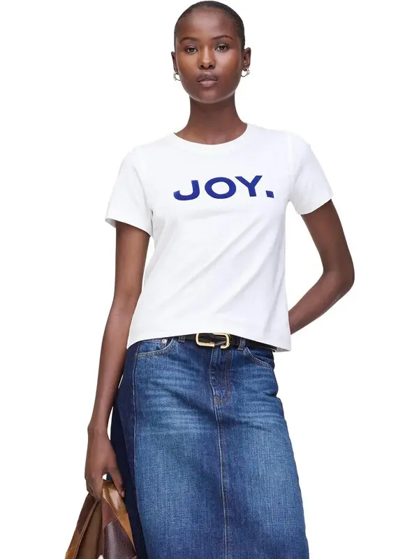 Marc Jacobs Joy. Slim Tee In Size - White