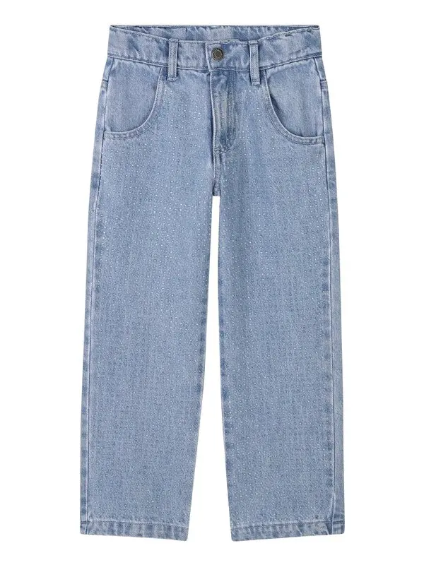 Marc Jacobs The Crystal Denim Pants - Blue