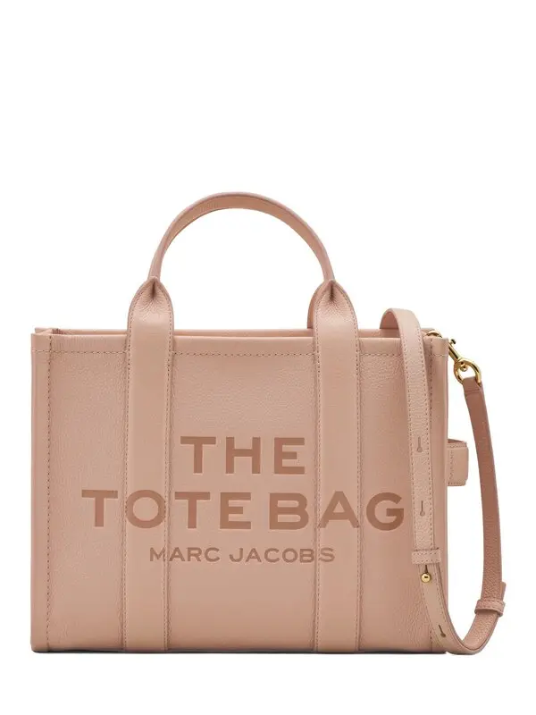 Marc Jacobs The Leather Medium Tote Bag - Rose