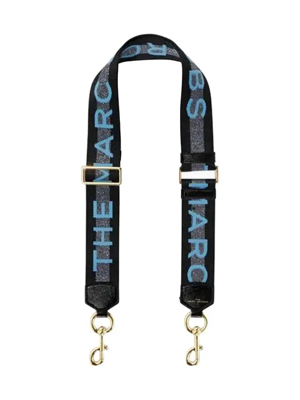 Marc Jacobs The Logo Webbing Strap - New Blue Multi