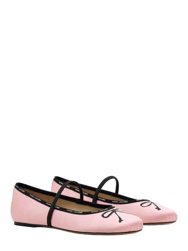 Marc Jacobs The Bow Ballerina Flats - Bubblegum Multi